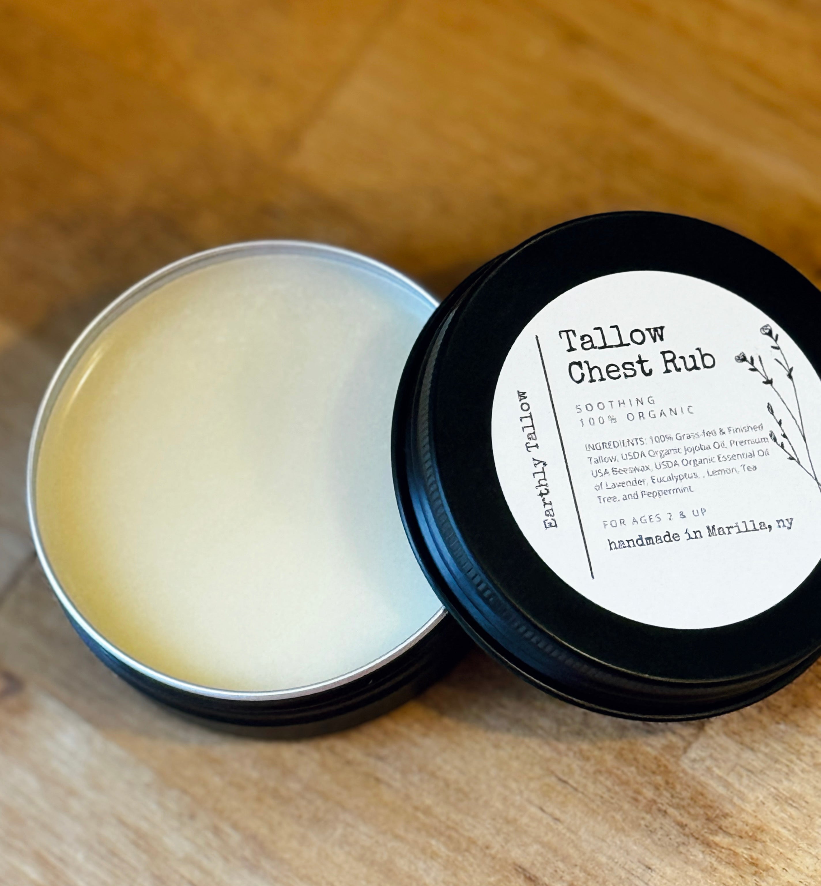 Tallow Chest Rub – Earthly Tallow